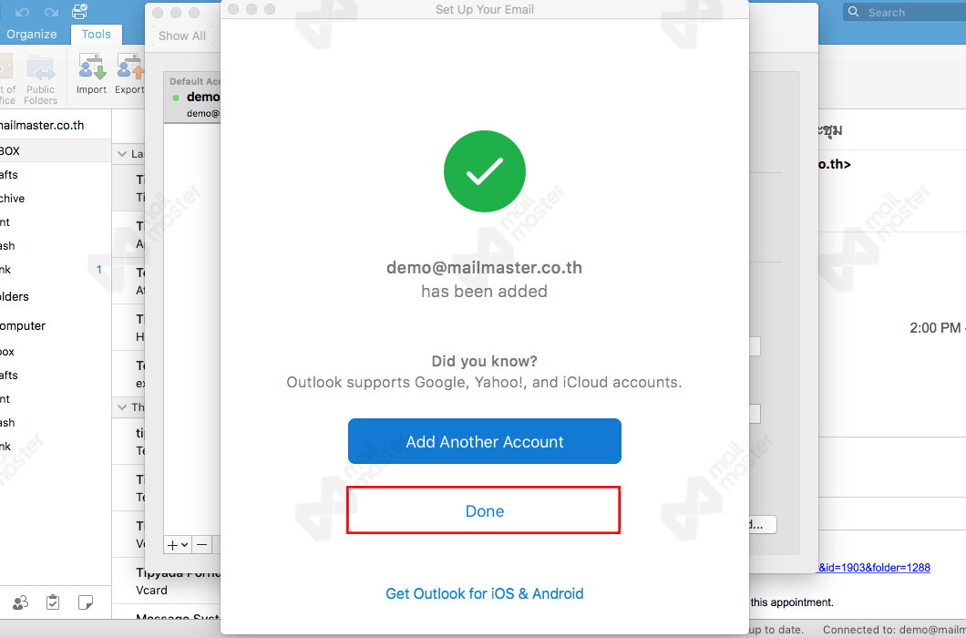 Add Account Email บน Outlook | Blog | Mail Master | Email Hosting ...